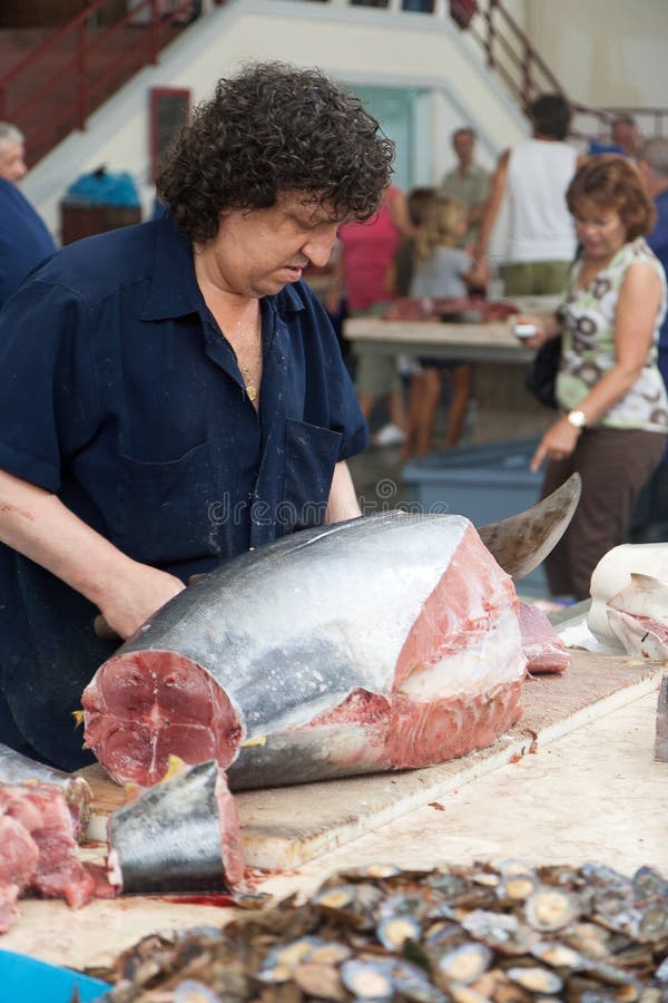 Market in Funchal, Madeira editorial photography. Image of color - 27367842
