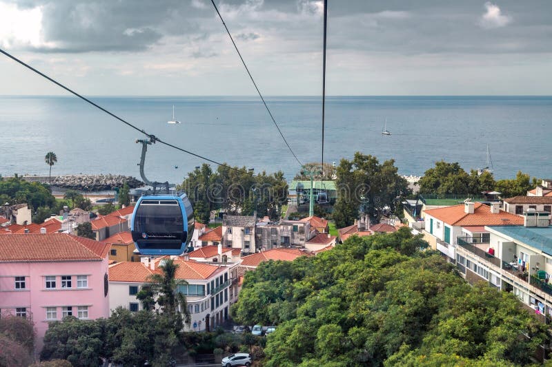 The Cable Car at Monte, Funchal Editorial Photography - Image of rope ...