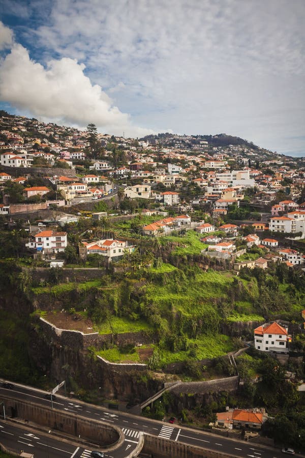 Funchal, Madeira-Insel, Portugal. Stockfoto - Bild von ozean, panorama ...