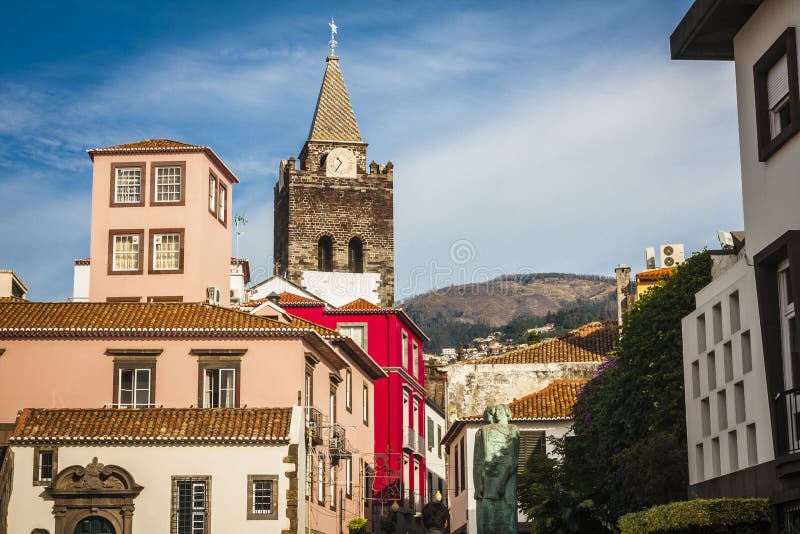 Funchal, Madeira-Insel, Portugal. Stockbild - Bild von insel ...