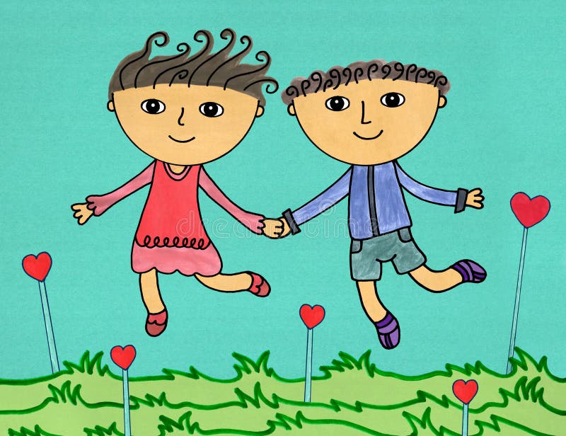 Funcionamento afastado ilustração stock. Ilustração de romântico - 28728068