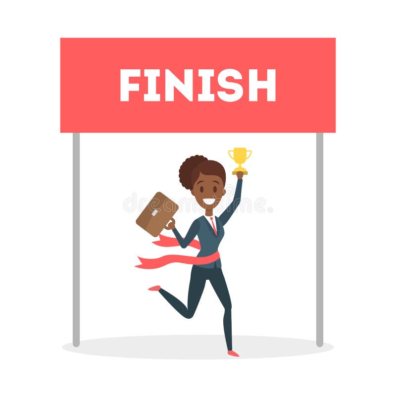 Funcionamiento De La Empresaria a Acabar Ilustración del Vector ...