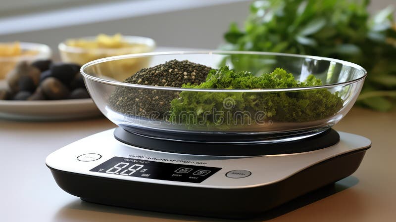 Kitchen Scale Icon Isolated on White Background from Technology Devices ...