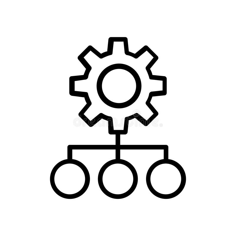 Function Settings Icon Vector Set. Editable Illustration Sign ...