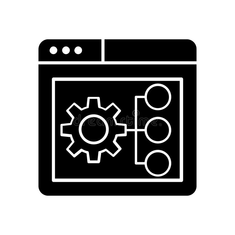 Function Settings Icon Vector Set. Editable Illustration Sign ...