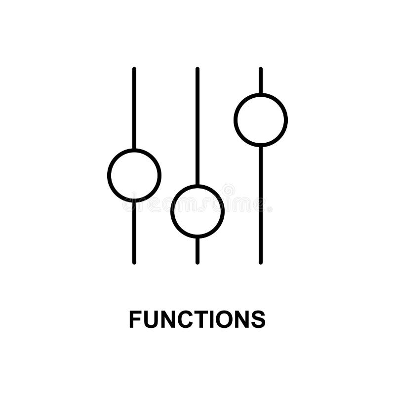 Function Sign Icon. Element of Simple Web Icon with Name for Mobile ...