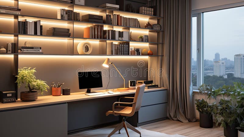 Functional Apartment Lighting Stock Illustration - Illustration of ...