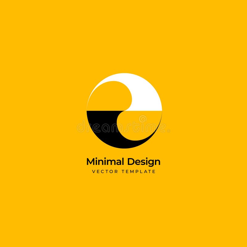 Functional Circle Minimal Logo Template. Vector Illustration Stock ...