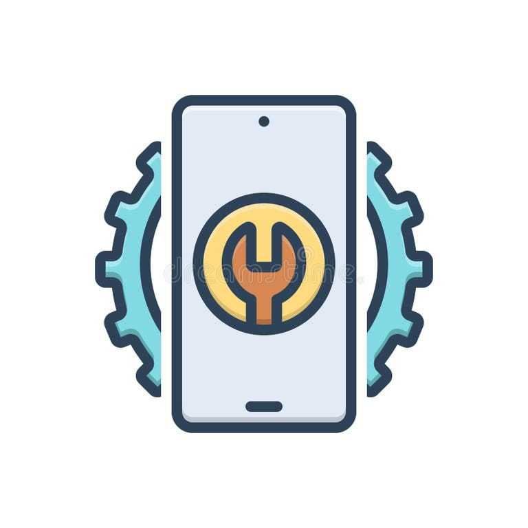 Color Illustration Con for Functional, Useful and Work Stock Vector ...