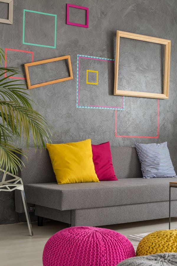 Functional living room stock image. Image of design, decorative - 79161171