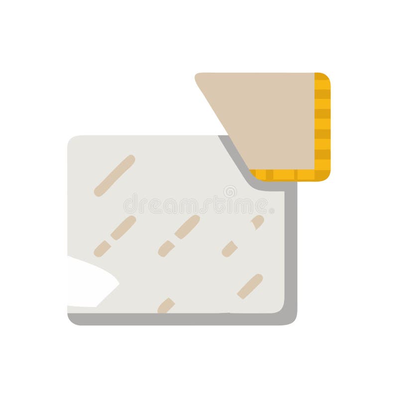 Functional Stucco Finish Icon for Construction Stock Illustration ...