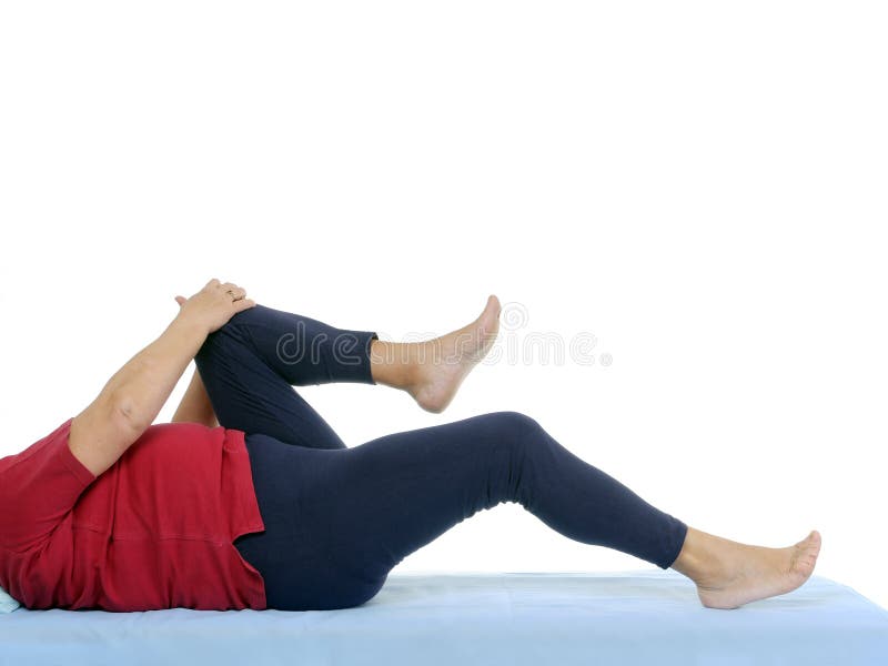 Functional Test of Hip Joint Contraction Stock Image - Image of limb ...