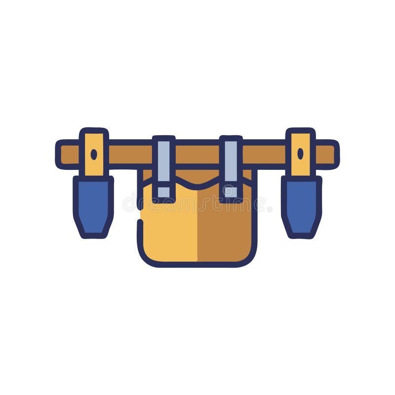 Functional Tool Belt Design for Professional Use Stock Vector ...
