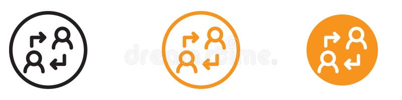 Functional User Switch Icon for Interface and Account Management ...