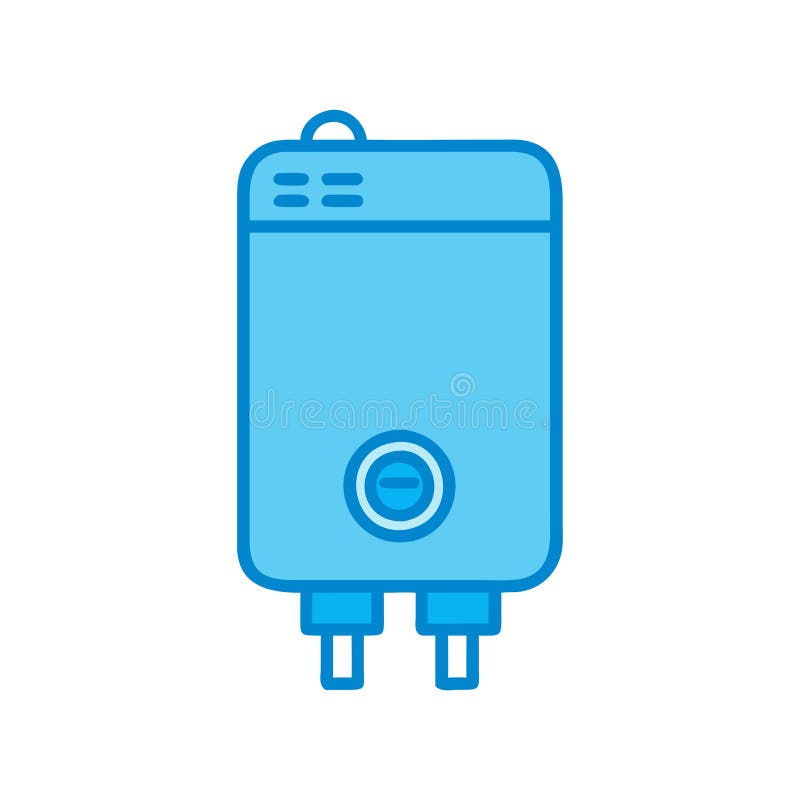 Functional Water Heater Icon for Modern Use Stock Illustration ...