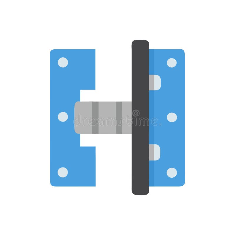 Functional Window Hinge Icon for Modern Windows Stock Illustration ...