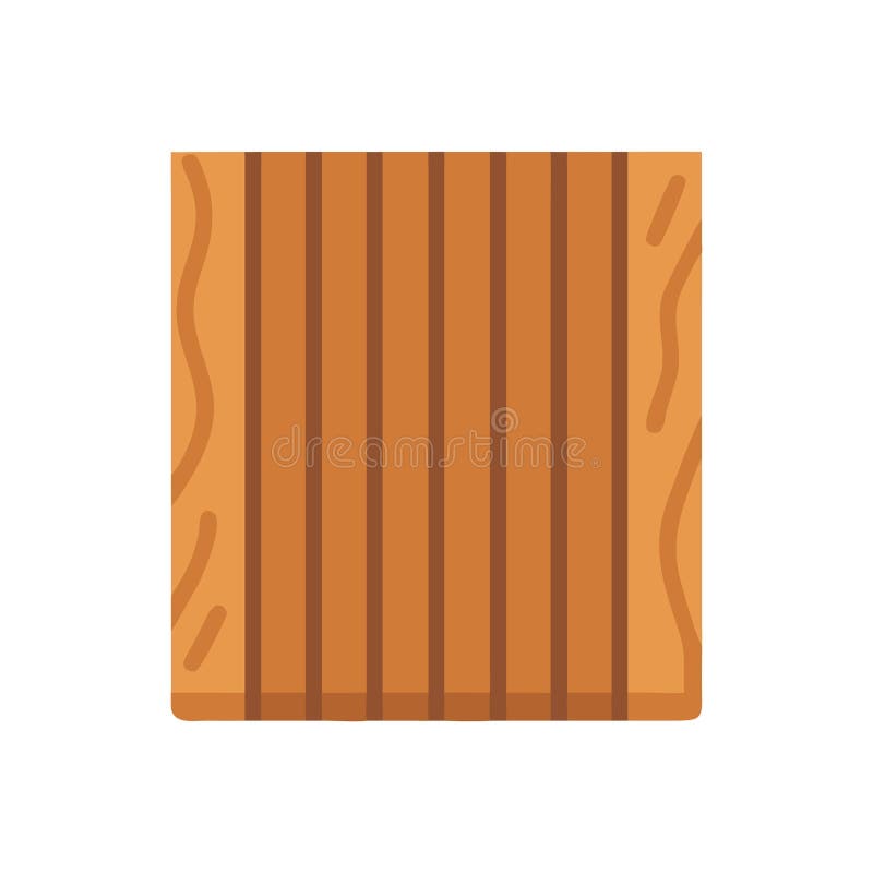 Functional Wooden Decking Icon for Home Use Stock Illustration ...