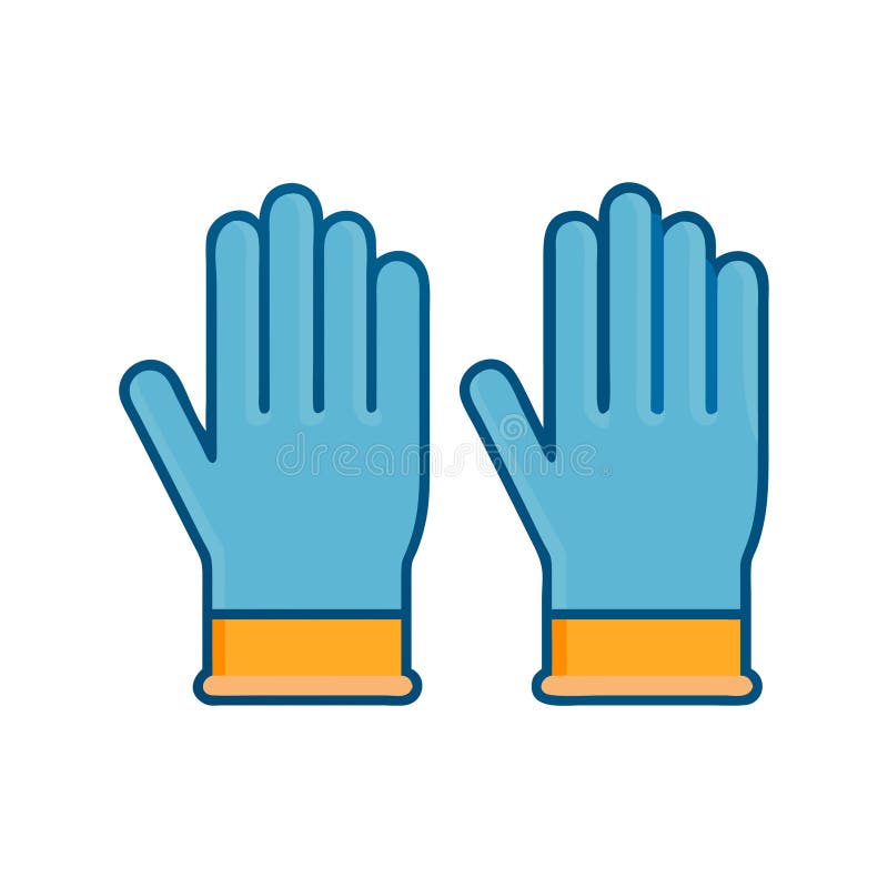 Functional Work Gloves Icon for Versatility Stock Vector - Illustration ...