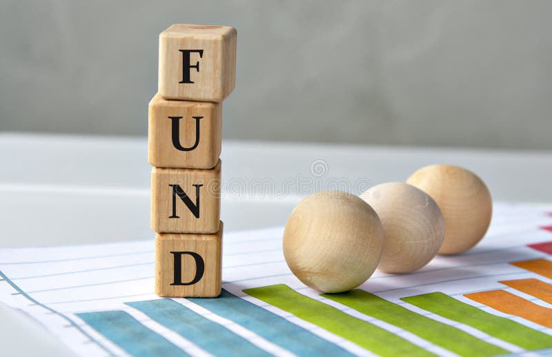 Fund Acronym Wooden Cubes Graph Background Stock Photos - Free ...