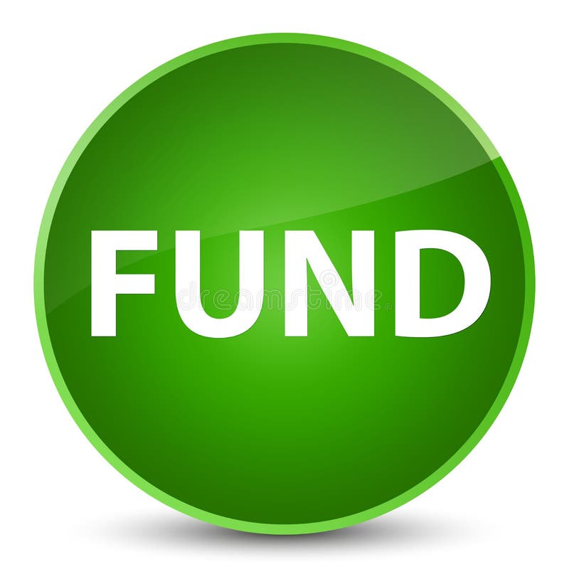 Fund Elegant Green Round Button Stock Illustration - Illustration of ...