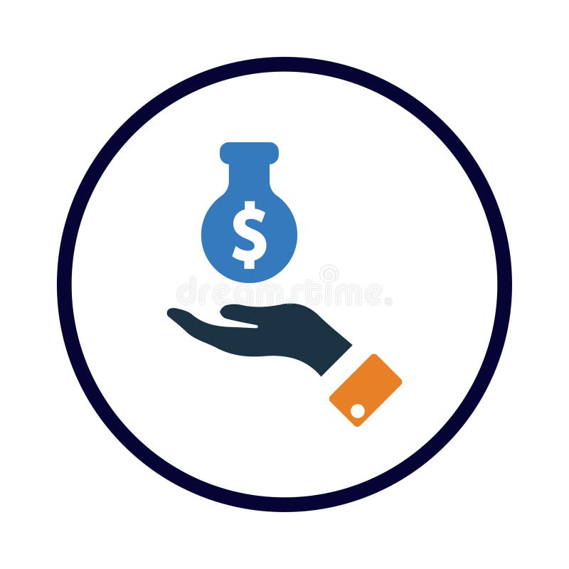 Money, Hand, Dollar, Fund Collect, Fund, Money on Hand Icon Stock ...
