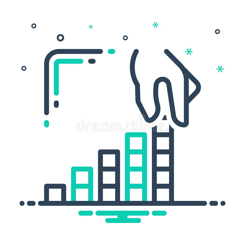 Mix Icon for Fundamental, Basic and Foundation Stock Vector ...