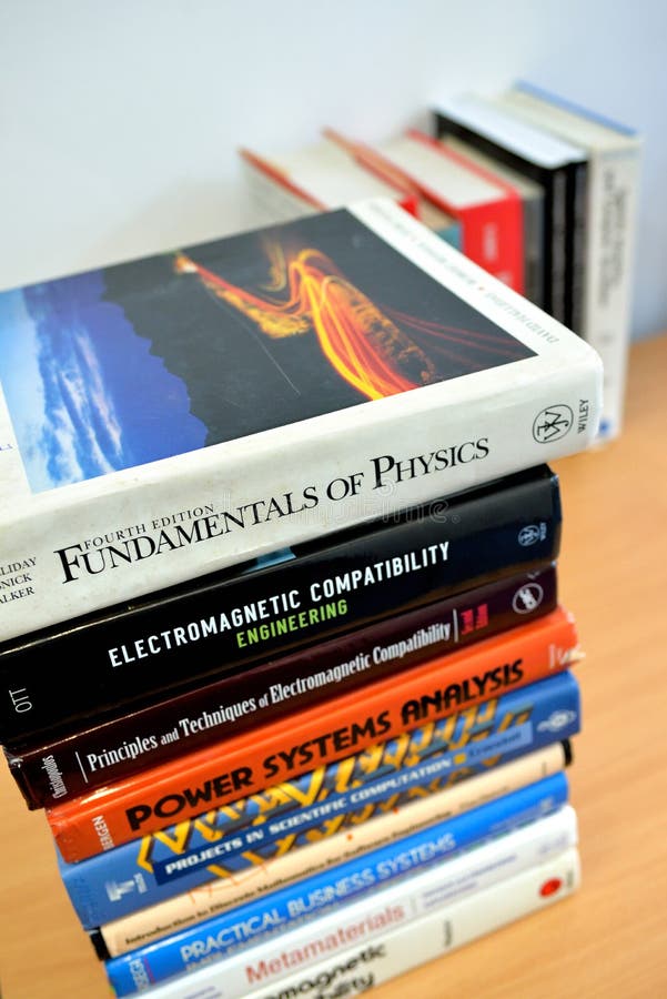 Stack Of Engineering Textbooks