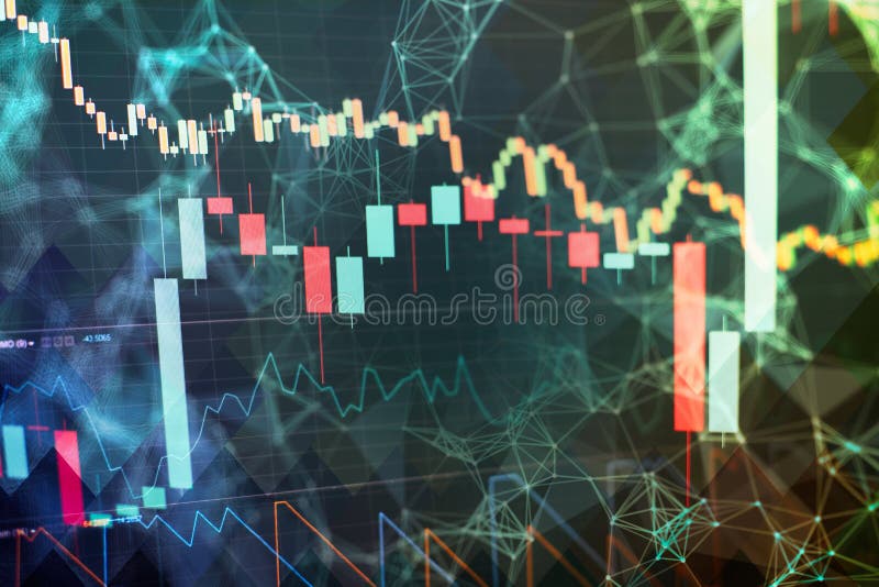 Fundamental and Technical Analysis Concept. Stock Market or Forex ...