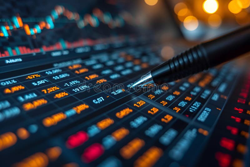 Fundamental and Technical Analysis of Stock Market As Concept. Foreign ...