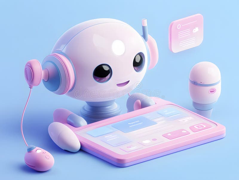 Fundamentally Advanced AI Chatbot with Futuristic Digital Interface for ...