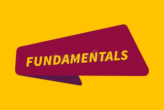 Fundamentals Banner Vector, Fundamentals Image Stock Vector ...
