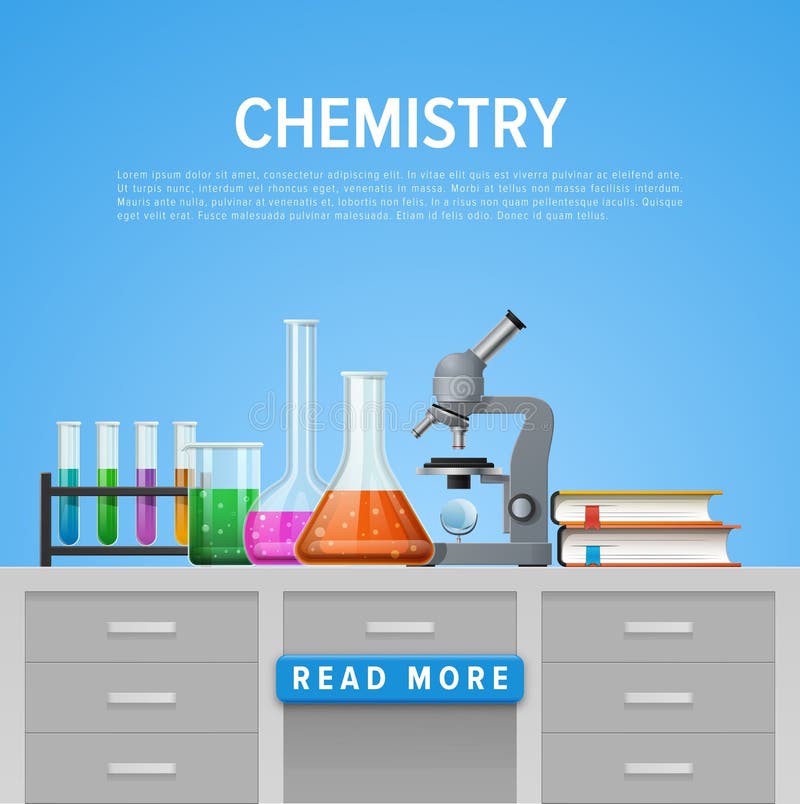 Fundamentals of Chemistry, Tool Set of Chemistry Stock Illustration ...