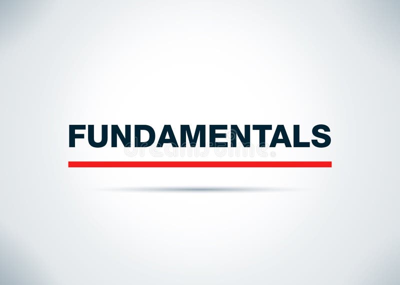 Fundamentals Abstract Flat Background Design Illustration Stock ...