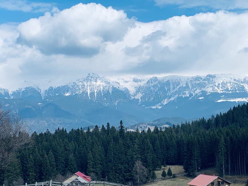 Fundata stock photo. Image of fundata, green, sunset - 145766924