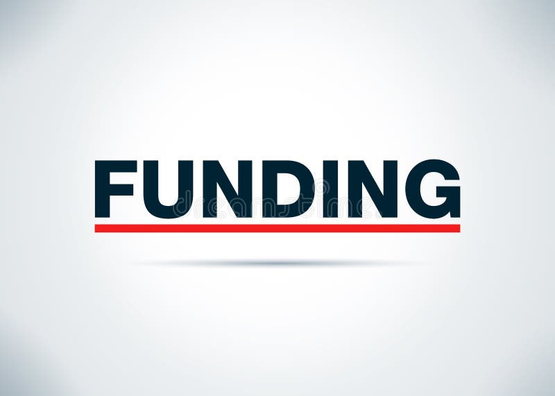 Funding Abstract Flat Background Design Illustration Stock Illustration ...