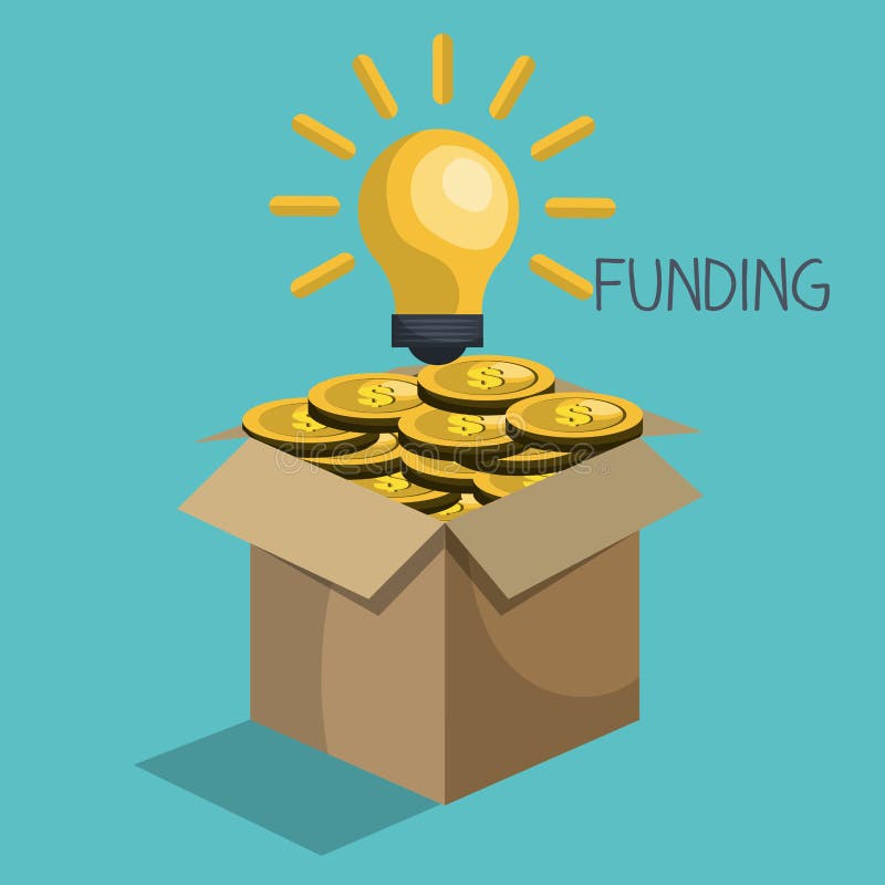 Funding concept design stock illustration. Illustration of fund - 69264452