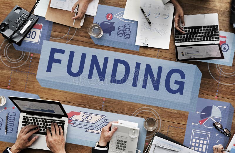 Funding Finance Management Graphics Concept Stock Image - Image of ...