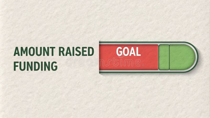 Funding Goal Progress Bar an Illustration of a Progress Bar Indicating ...