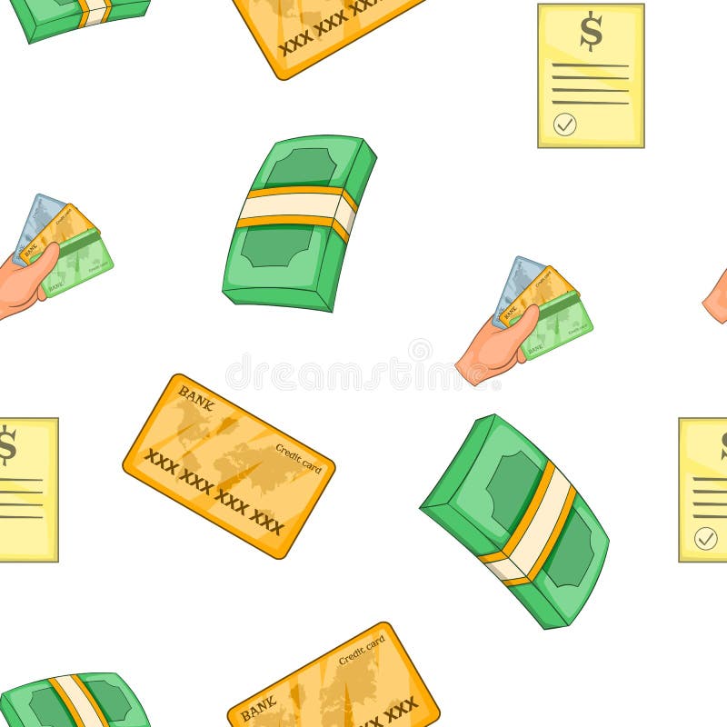 Funding Pattern, Cartoon Style Stock Vector - Illustration of cash ...