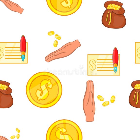 Funding Pattern, Cartoon Style Stock Illustration - Illustration of ...