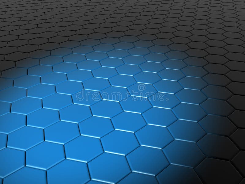 Fundo 3d azul ilustração stock. Ilustração de perpendicular - 14191450