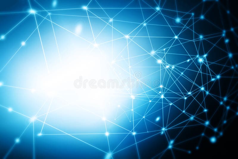 Fundo Abstrato Com Linhas E Os Pontos Conectados Para Seu Desig Imagem ...