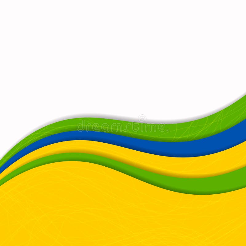 Fundo abstrato de Brasil ilustração stock. Ilustração de visual - 55297492