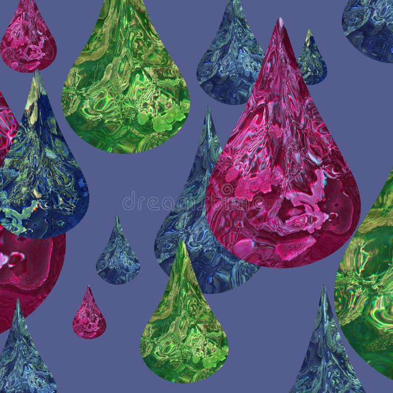 Fundo Abstrato De Gotas Coloridas Imagem de Stock - Imagem de conceito ...