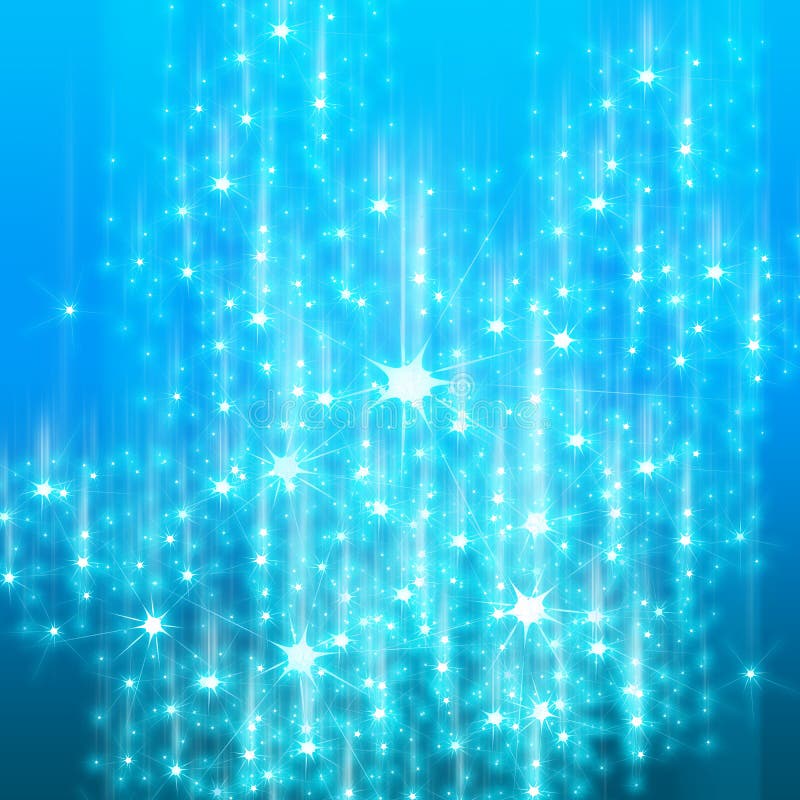 Fundo azul de brilho ilustração stock. Ilustração de brilhante - 8760613