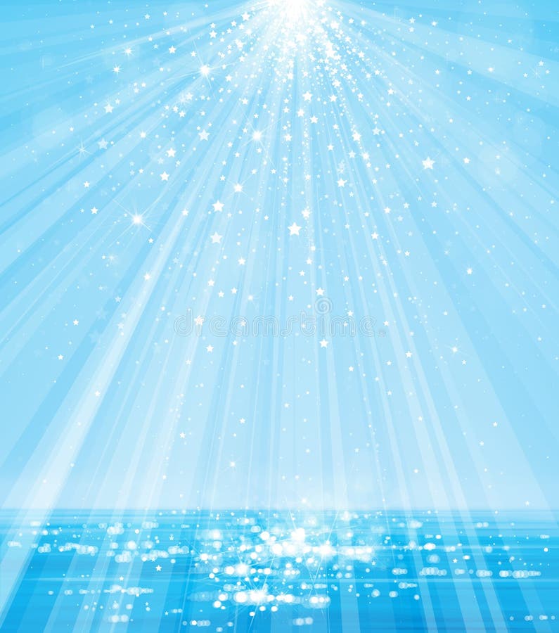 Fundo azul do mar do vetor ilustração do vetor. Ilustração de vetor ...