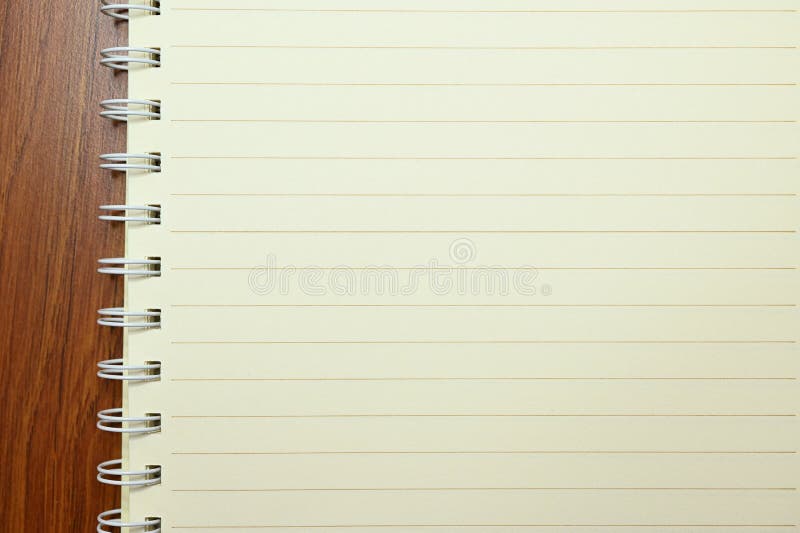 Fundo Branco Vazio Do Papel De Notebook Foto de Stock - Imagem de ...
