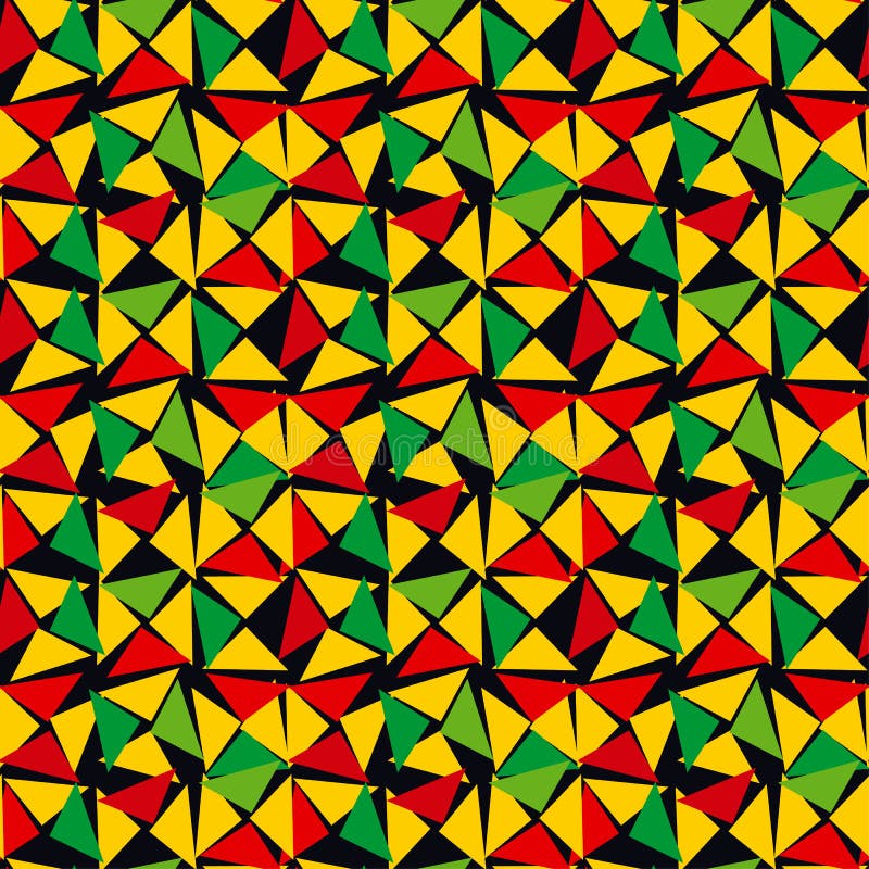 Fundo Clássico Da Música Da Cor Da Reggae Ilustração do Vetor ...