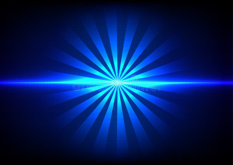 Fundo Claro Azul Abstrato Do Efeito Da Luz Solar Ilustração do Vetor ...