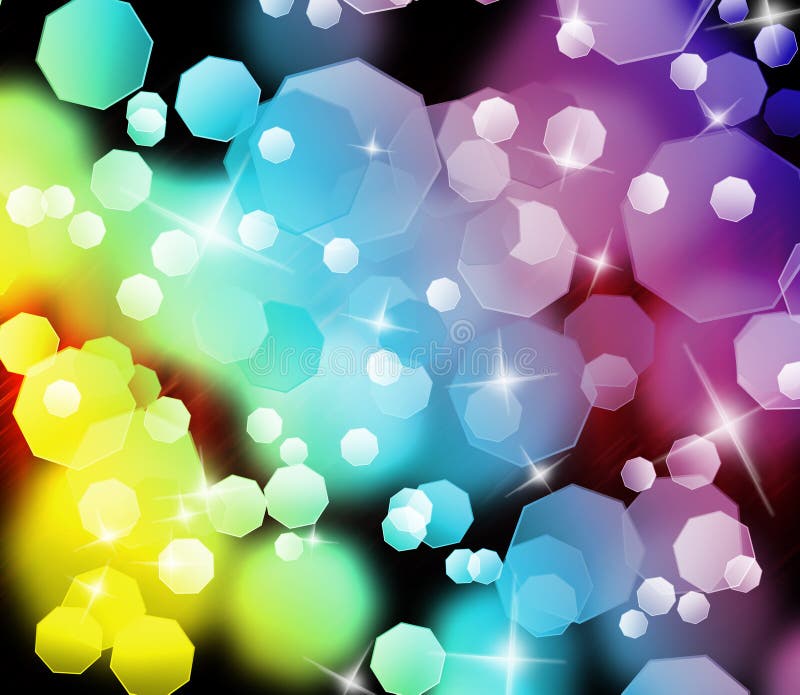 Fundo Claro Colorido Abstrato Ilustração Stock - Ilustração de redondo ...